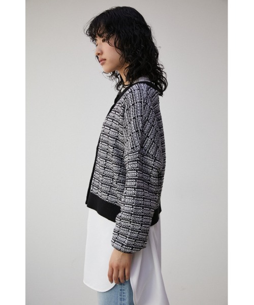 AZUL BY MOUSSY ニット セーター 2WAY TWEED KNIT TOPS/2WAYツイードニットトップス レディース ...