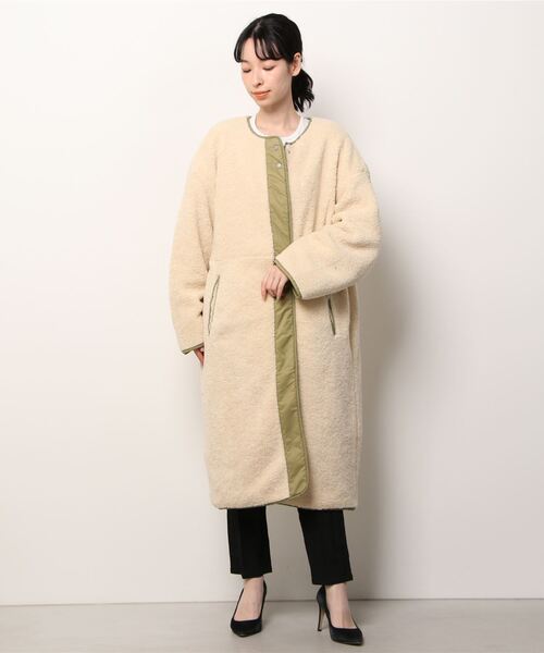 「coen」 コート MEDIUM ベージュ レディース : 81936599 : ZOZOTOWN Yahoo!店 - 通販 - Yahoo!ショッピング