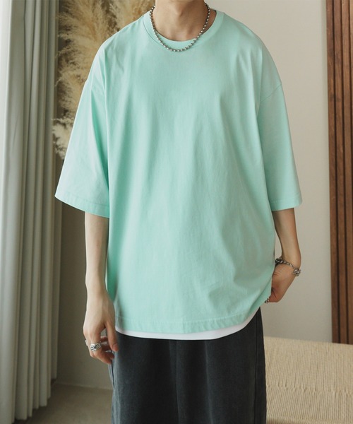 ADAMASTE 「ADAMASTE」 7分袖Tシャツ SMALL エメラルド メンズ : ZOZOTOWN Yahoo!店 - 通販 - Yahoo!ショッピング