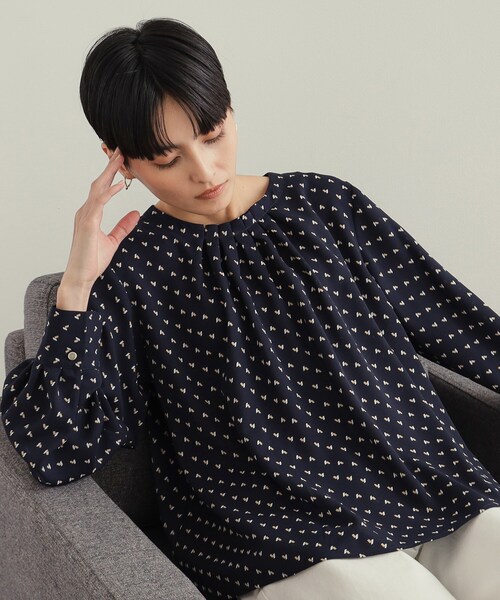 OPAQUE.CLIP（オペークドットクリップ） 長袖ブラウス 40 ネイビー レディース : ZOZOTOWN Yahoo!店 - 通販 - Yahoo!ショッピング