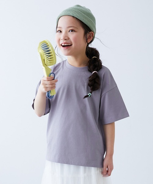 devirock tシャツ 「ひやシャリ」接触冷感 無地 ビッグシルエット 半袖Tシャツ キッズ 子供服 男の子 女の子 : ZOZOTOWN Yahoo!店 - 通販 - Yahoo!ショッピング