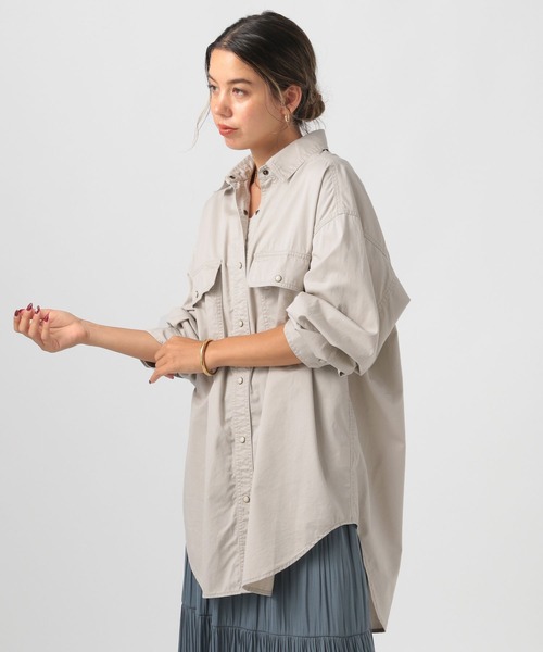 BAYFLOW 「BAYFLOW」 長袖シャツ X-SMALL ライトグレー レディース : ZOZOTOWN Yahoo!店 - 通販 - Yahoo!ショッピング