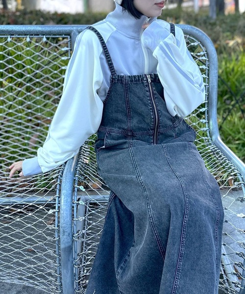 Yahoo!オークション - 「LEPSIM」 「DISCUS」ジャージブルゾン FREE ネ...