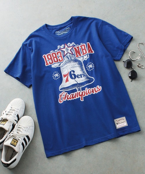 Mitchell&Ness 「Mitchell&Ness」 半袖Tシャツ S ブルー メンズ : ZOZOTOWN Yahoo!店 - 通販 - Yahoo!ショッピング