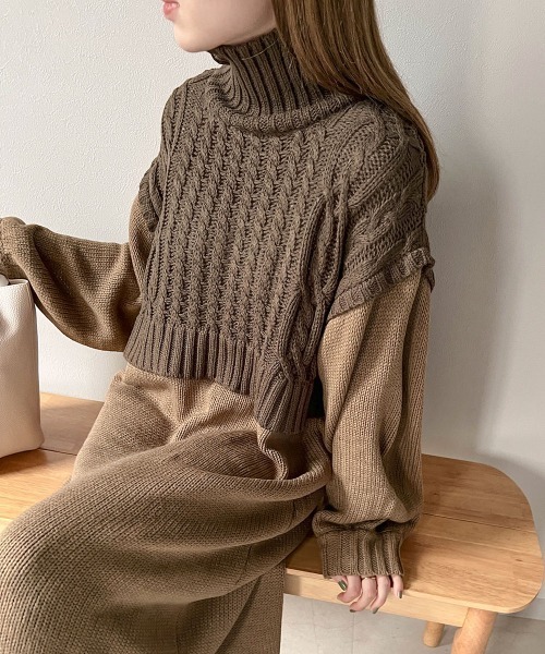 BAB 「Bab」 ニットワンピース FREE ブラウン レディース : ZOZOTOWN Yahoo!店 - 通販 - Yahoo!ショッピング