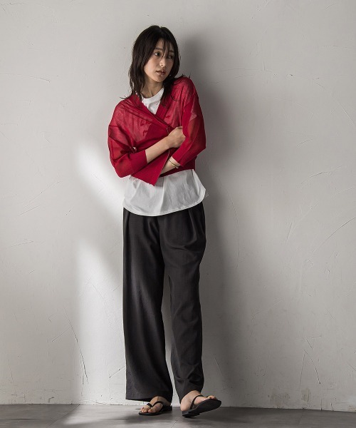 MAYSON GREY カーディガン Vネックジップシアーカーディガン「手洗い可能」 レディース : ZOZOTOWN Yahoo!店 - 通販 - Yahoo!ショッピング