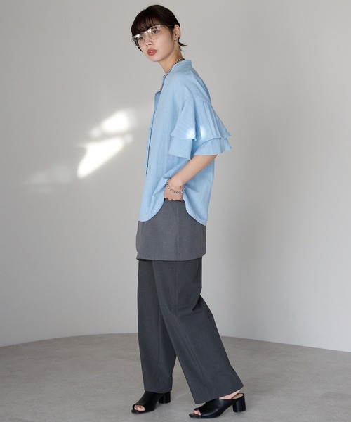 SOTT ブラウス シャツ Layered frill shirt レイヤードフリルシャツ レディース : ZOZOTOWN Yahoo!店 - 通販 - Yahoo!ショッピング