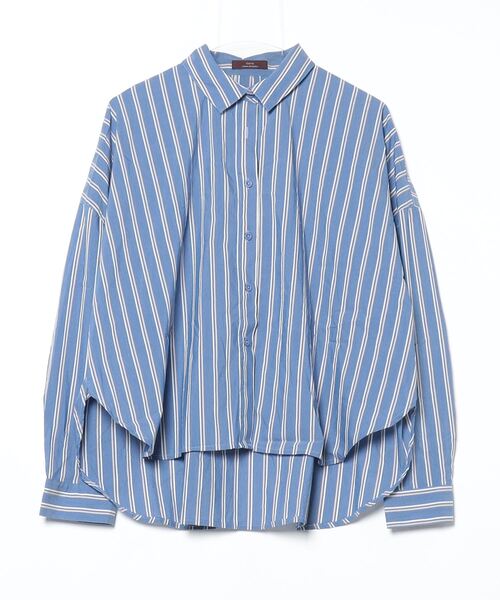 URBAN RESEARCH 「URBAN RESEARCH」 ストライプ柄長袖シャツ FREE ブルー レディース : ZOZOTOWN Yahoo!店 - 通販 - Yahoo!ショッピング