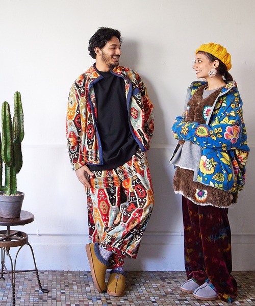 チャイハネ（CAYHANE） パンツ 「チャイハネ」Amina×grn パタフリMEN'S