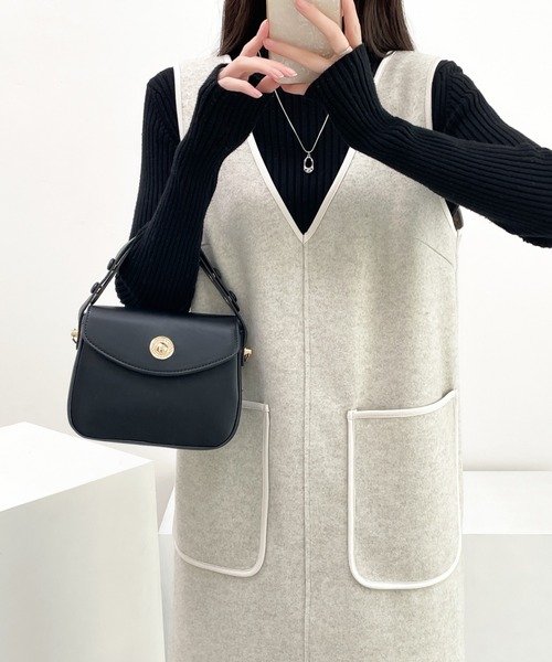 Yahoo!オークション - 「ECLIN」 サロペットスカート L グレー レディ...