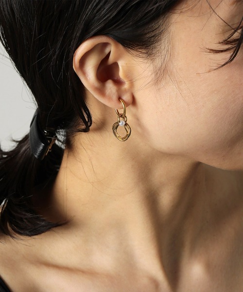 ORLEAN イヤリング 金属アレルギー対応 マルチフープイヤリング サージカルステンレス レディース : ZOZOTOWN Yahoo!店 - 通販 - Yahoo!ショッピング