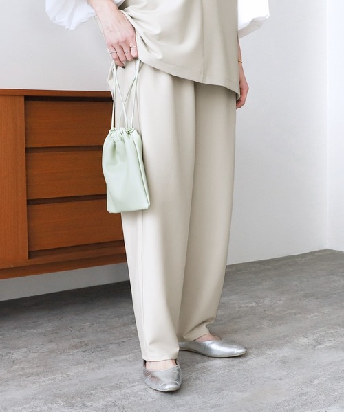 Yahoo!オークション - 「reca」 スラックス - カーキ レディース