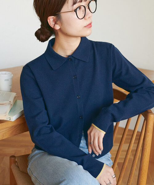 Discoat 「DISCOAT」 長袖ニット FREE ネイビー レディース : ZOZOTOWN Yahoo!店 - 通販 - Yahoo!ショッピング