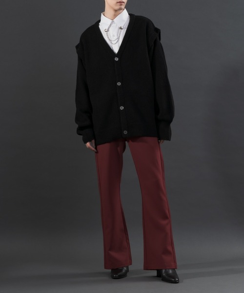 Adoon plain ニットカーディガン LARGE ベージュ メンズ : ZOZOTOWN Yahoo!店 - 通販 - Yahoo!ショッピング