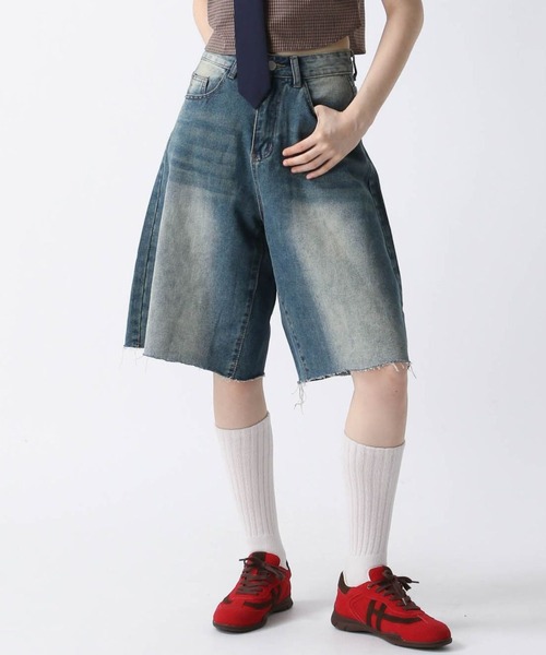 FOREVER21 ジーンズ デニム デニムパンツ 「2025SS」デニムハーフパンツ レディース : ZOZOTOWN Yahoo!店 - 通販 - Yahoo!ショッピング