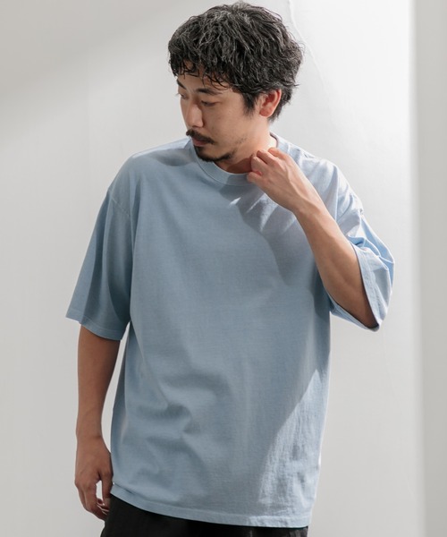 AMERICAN RAG CIE 「AMERICAN CIE」 半袖Tシャツ MEDIUM ライトブルー メンズ : ZOZOTOWN Yahoo!店 - 通販 - Yahoo!ショッピング