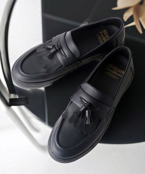 Yahoo!オークション - 「Midland FootWears」 ローファー L ブラック ...
