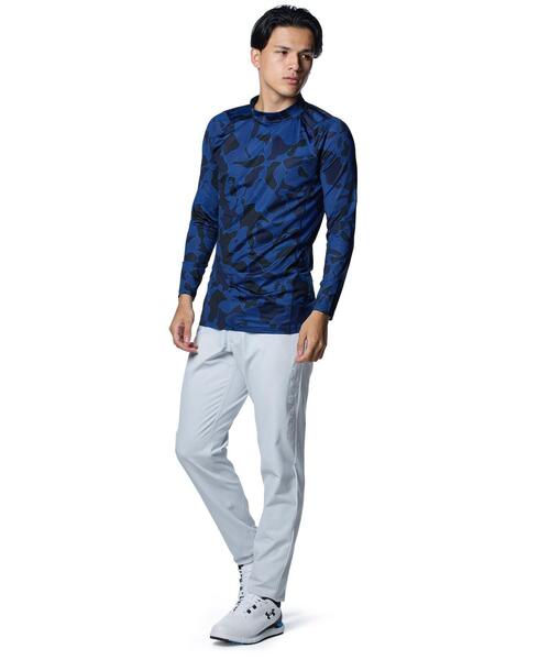 UNDER ARMOUR tシャツ UAヒートギア フィッティド ノベルティ ロングスリーブ モックネック シャツ（ゴルフ/メンズ） メンズ ...
