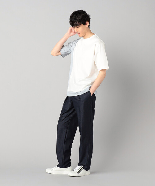 COMME CA MEN（コムサメン） tシャツ カラーブロック Tシャツ メンズ