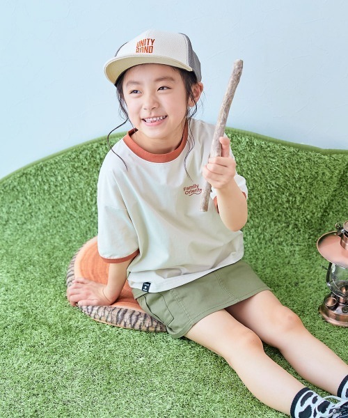 devirock（デビロック） キャップ 帽子 「おーちゃんコラボ」親子で使える フラットバイザー メッシュキャップ キッズ 子供 男の子 女の子 : ZOZOTOWN Yahoo!店 ...