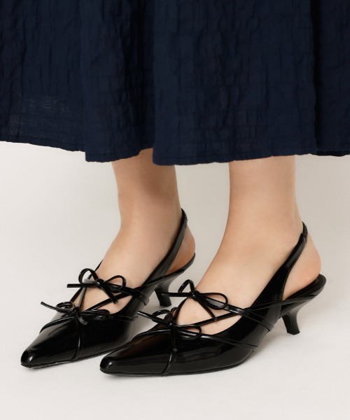 SLY サンダル SLING BACK RIBBON MULE スリング バックリボン ミュール レディース : ZOZOTOWN Yahoo!店 - 通販 - Yahoo!ショッピング