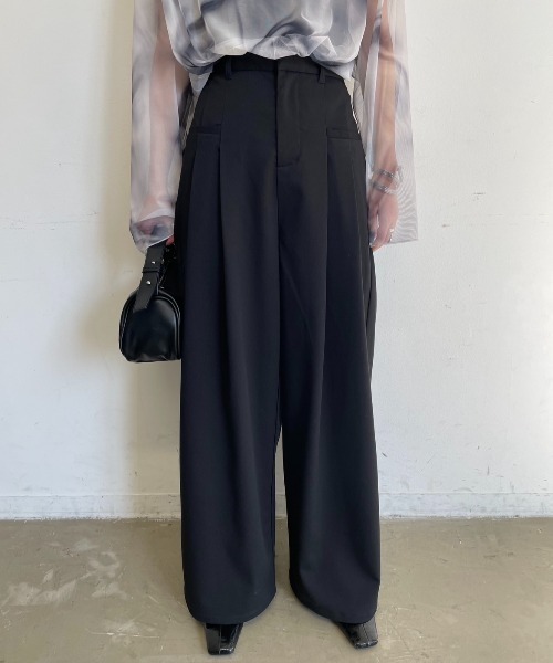 「AIC.」 スラックス FREE ブラック レディース :84913614:ZOZOTOWN Yahoo!店 - 通販 - Yahoo!ショッピング