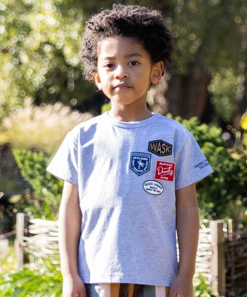WASK tシャツ 「接触冷感」ロゴワッペンTシャツ(100~160cm) キッズ 子供服 男の子 : ZOZOTOWN Yahoo!店 - 通販 - Yahoo!ショッピング
