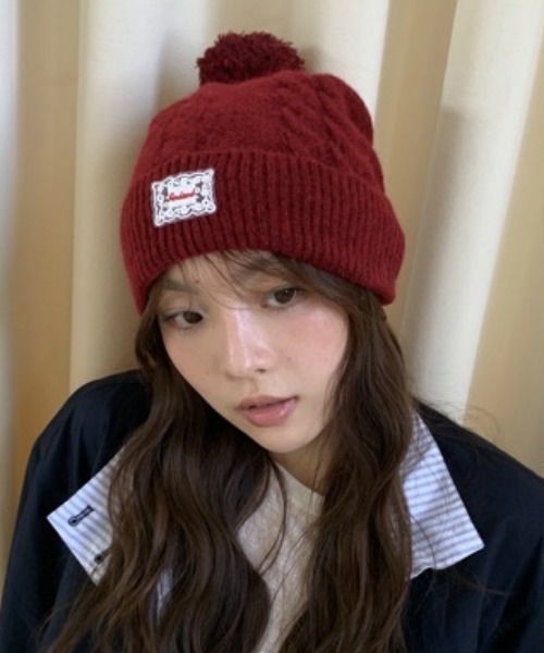 ニット帽 ニットキャップ Wool ball simple knit cap レディース : ZOZOTOWN Yahoo!店 - 通販 ...