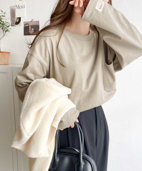 Java tシャツ Tシャツ 「JaVaジャバ コラボ」シンプルの極み。USAコットン100%ポケット付き裾ラウンドサイドスリットオーバーロンTee : ZOZOTOWN Yahoo!店 ...