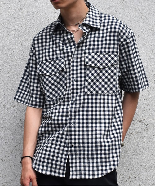 Noen シャツ ギンガムチェックシャツ メンズ レディース : ZOZOTOWN Yahoo!店 - 通販 - Yahoo!ショッピング