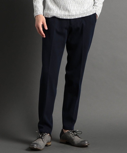 ハイダウェイ（HIDEAWAYS）/Ｗフェイスストレッチイージーパンツ HIDEAWAYS NICOLE（ハイダウェイ ニコル） スラックス Wフェイス