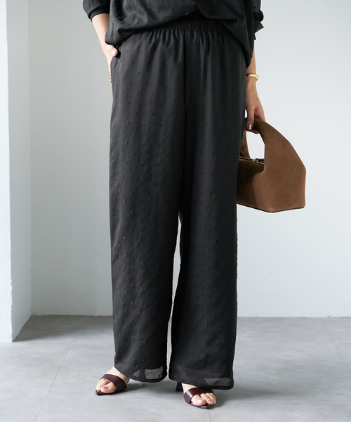 TICCA スラックス パンツ TICCA（ティッカ） ドットエンブロイダリーパンツ TBDAー153 レディース : ZOZOTOWN Yahoo!店 - 通販 - Yahoo!ショッピング