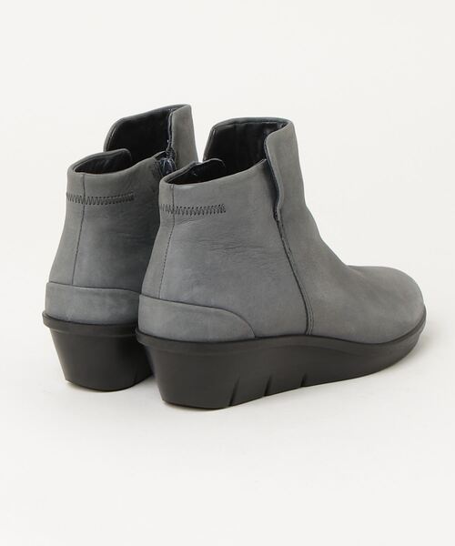 Yahoo!オークション - 「ECCO」 ショートブーツ 35 グレー レディース