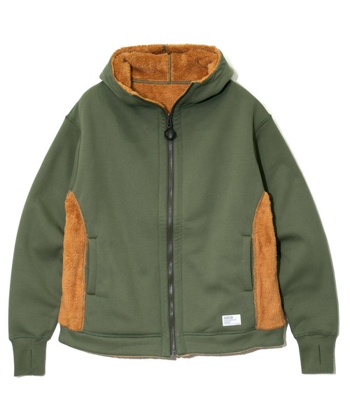 パーカー Duckster/ダックスター 裏毛/ボア ボンディング Rev.パーカー メンズ レディース : 88402620 ...