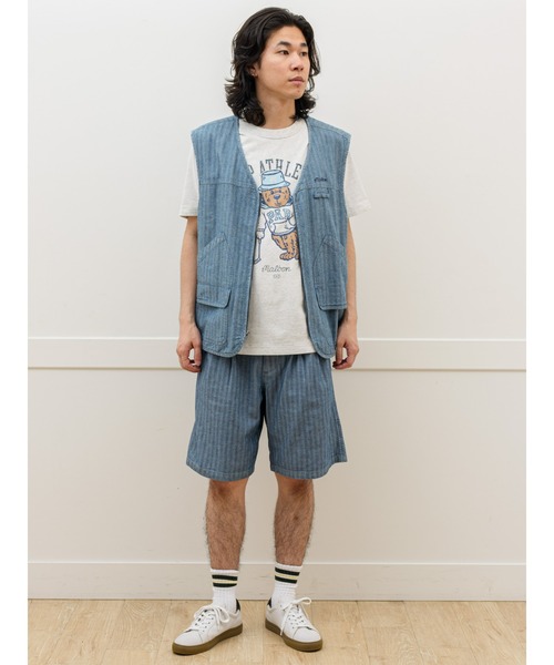 GAP ベスト ジレ Gap × Malbon ヘリンボーン ユーティリティベスト メンズ : ZOZOTOWN Yahoo!店 - 通販 - Yahoo!ショッピング