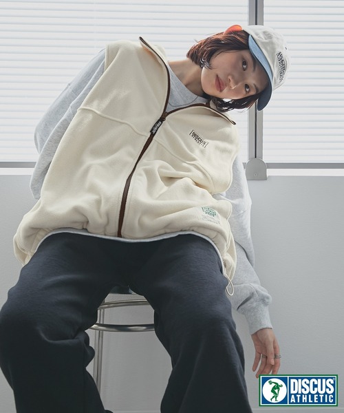 ベスト DISCUS ATHLETIC/ディスカス アスレチック ロゴ刺繍バイカラーフリーススタンドネックジップベスト レディース : 85590621 : ZOZOTOWN Yahoo!店 ...