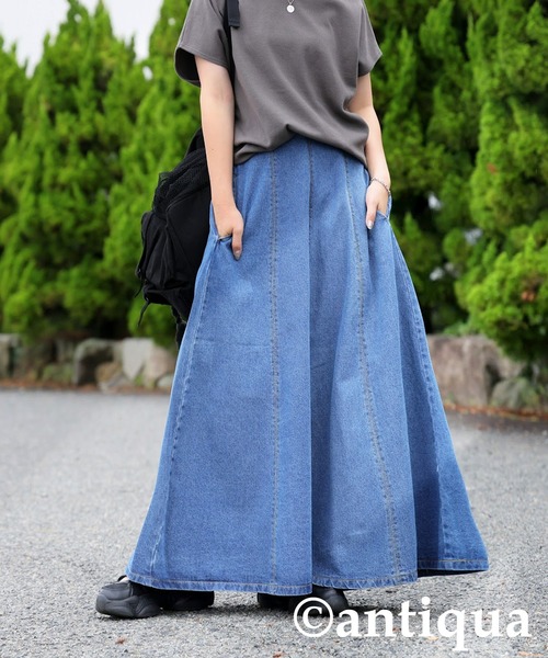 antiqua 「antiqua」 「patterntorso」デニムスカート FREE ブルー系その他2 レディース : ZOZOTOWN Yahoo!店 - 通販 - Yahoo!ショッピング