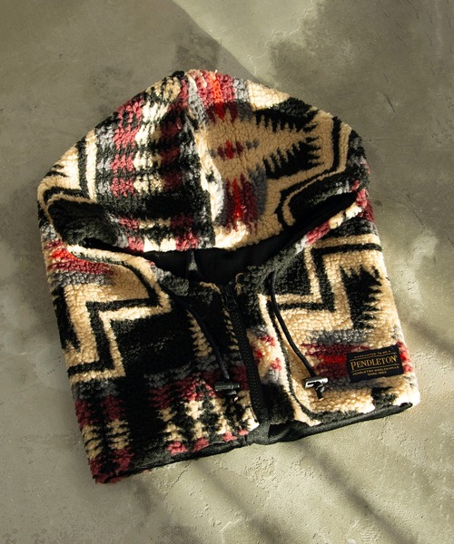 PENDLETON（ペンドルトン） ネックウォーマー スヌード HARDING BOA BALACLAVA ハーディング ジャガード ボア バラクラバ : ZOZOTOWN Yahoo!店 ...