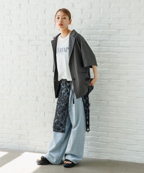Yahoo!オークション - 「LAKOLE」 ジャケット MEDIUM チャコール レデ...