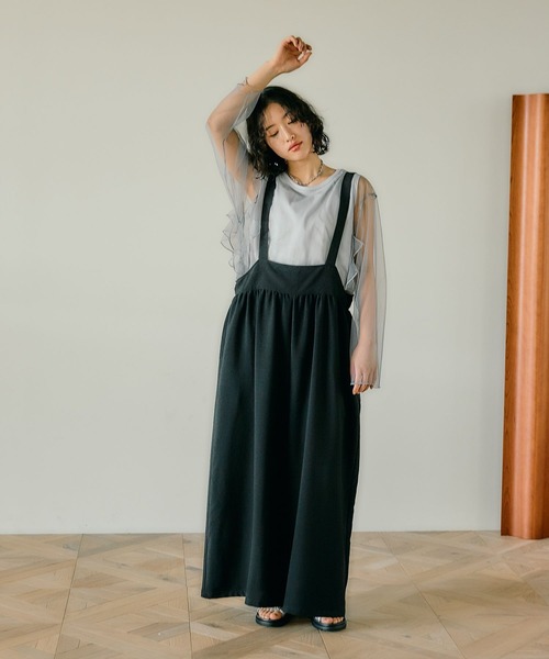 Yahoo!オークション - 「LEPSIM」 オーバーオール FREE ブラック レデ...