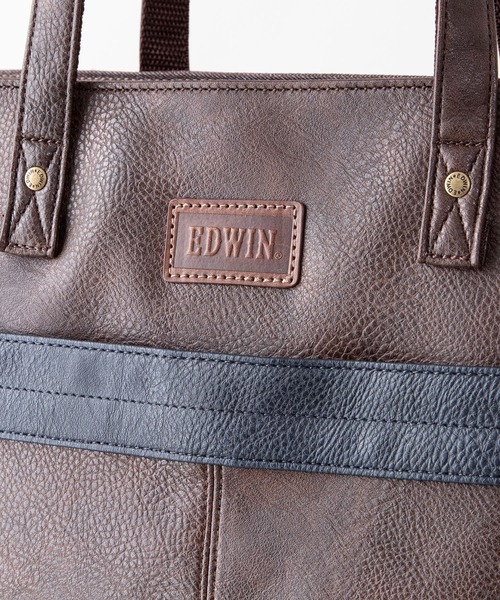 EDWIN（エドウィン） トートバッグ 「EDWIN/エドウィン」別注PUトートバッグ ビジネス カジュアル 開口部ファスナー メンズ レディース : ZOZOTOWN Yahoo!店 ...