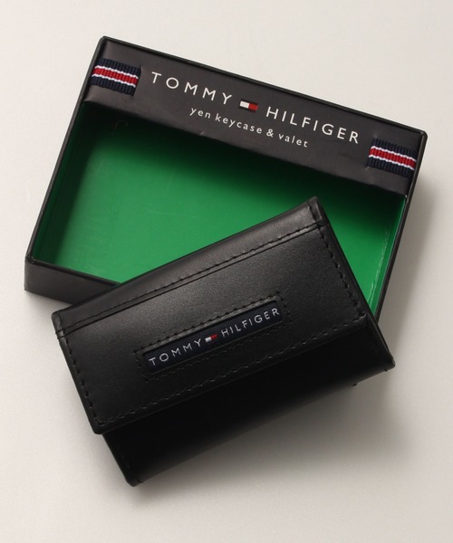 キーケース 【TOMMY HILFIGER/トミーヒルフィガー】ワンポイントロゴ レザーキーケース :55273625:ZOZOTOWN ...