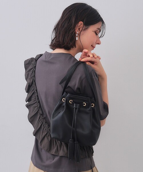 OPAQUE.CLIP ショルダーバッグ バッグ タッセル巾着デザインミニショルダーバッグ レディース : ZOZOTOWN Yahoo!店 - 通販 - Yahoo!ショッピング