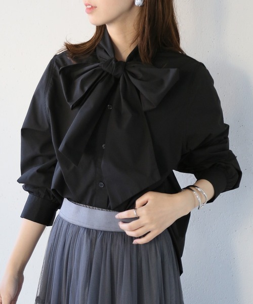MAISON BREEZE reveur ブラウス シャツ 「MAISON reveur」ribbon bowtie blouse レディース : ZOZOTOWN Yahoo!店 - 通販 ...