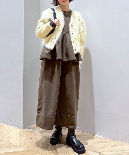 STYLEMIXER（スタイルミキサー） ワンピース ドッキングフォルムニット