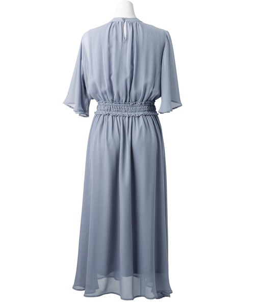 Yahoo!オークション - 「alotta」 長袖ワンピース MEDIUM コバルトブル...