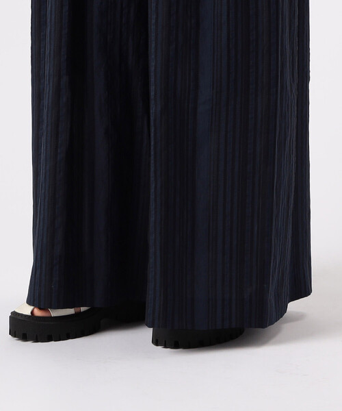 Gabardine K.T（ギャバジンK.T） パンツ ジャカードストライプ タック