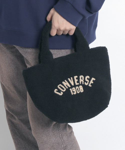 CONVERSE トートバッグ 「CONVERSE/コンバース」BOA COLLEGE LOGO TOTE BAG S ボアカレッジロゴ刺繍 ...