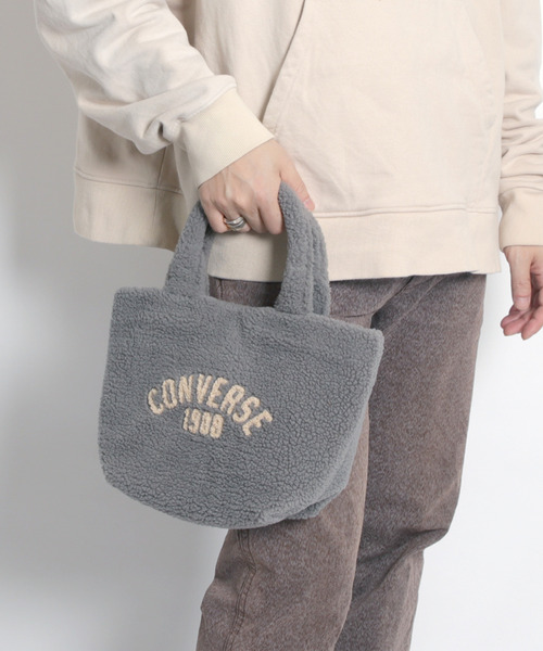 CONVERSE トートバッグ 「CONVERSE/コンバース」BOA COLLEGE LOGO TOTE BAG S ボアカレッジロゴ刺繍 ...