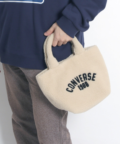 CONVERSE トートバッグ 「CONVERSE/コンバース」BOA COLLEGE LOGO TOTE BAG S ボアカレッジロゴ刺繍 ...